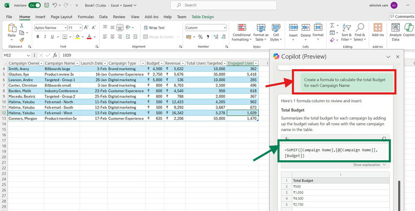 How to Use Microsoft Copilot in Excel